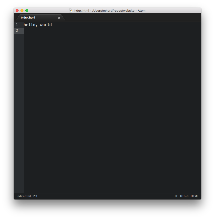 第1章 はじめてのGit - Git / GitHub編 - Railsチュートリアル